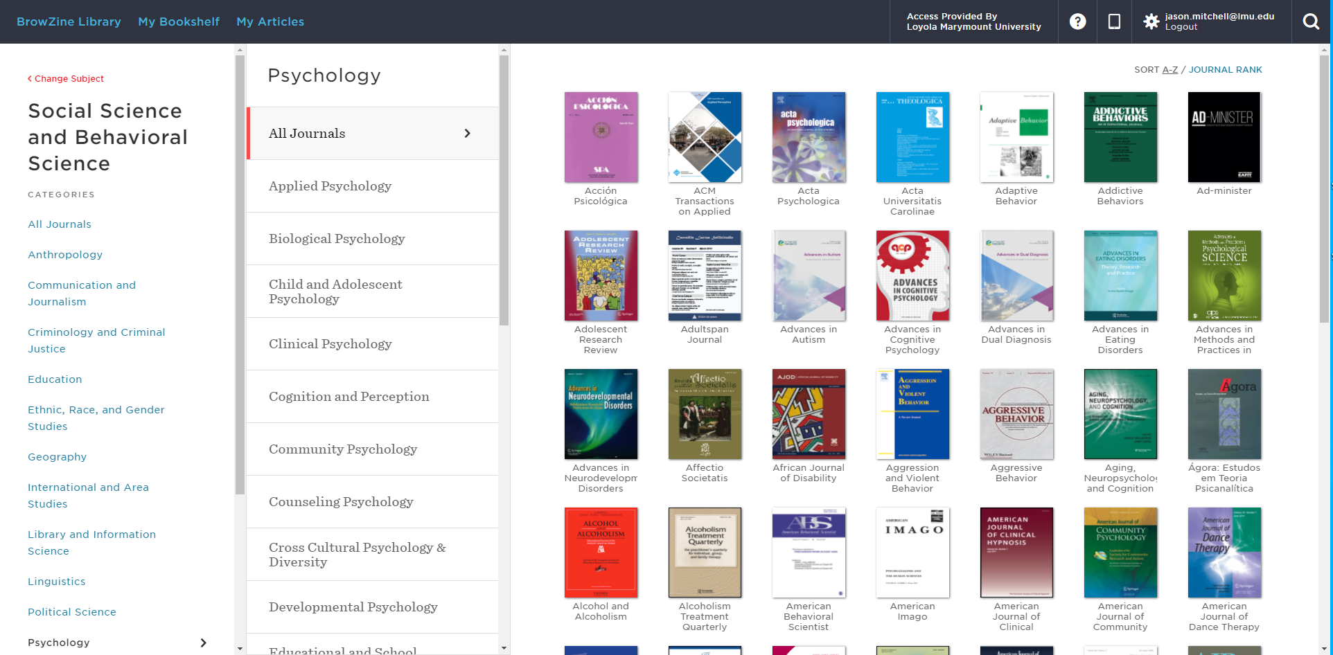 Featured Resource: Browzine - LMU Library News Featured Resource: Browzine - LMU Library News