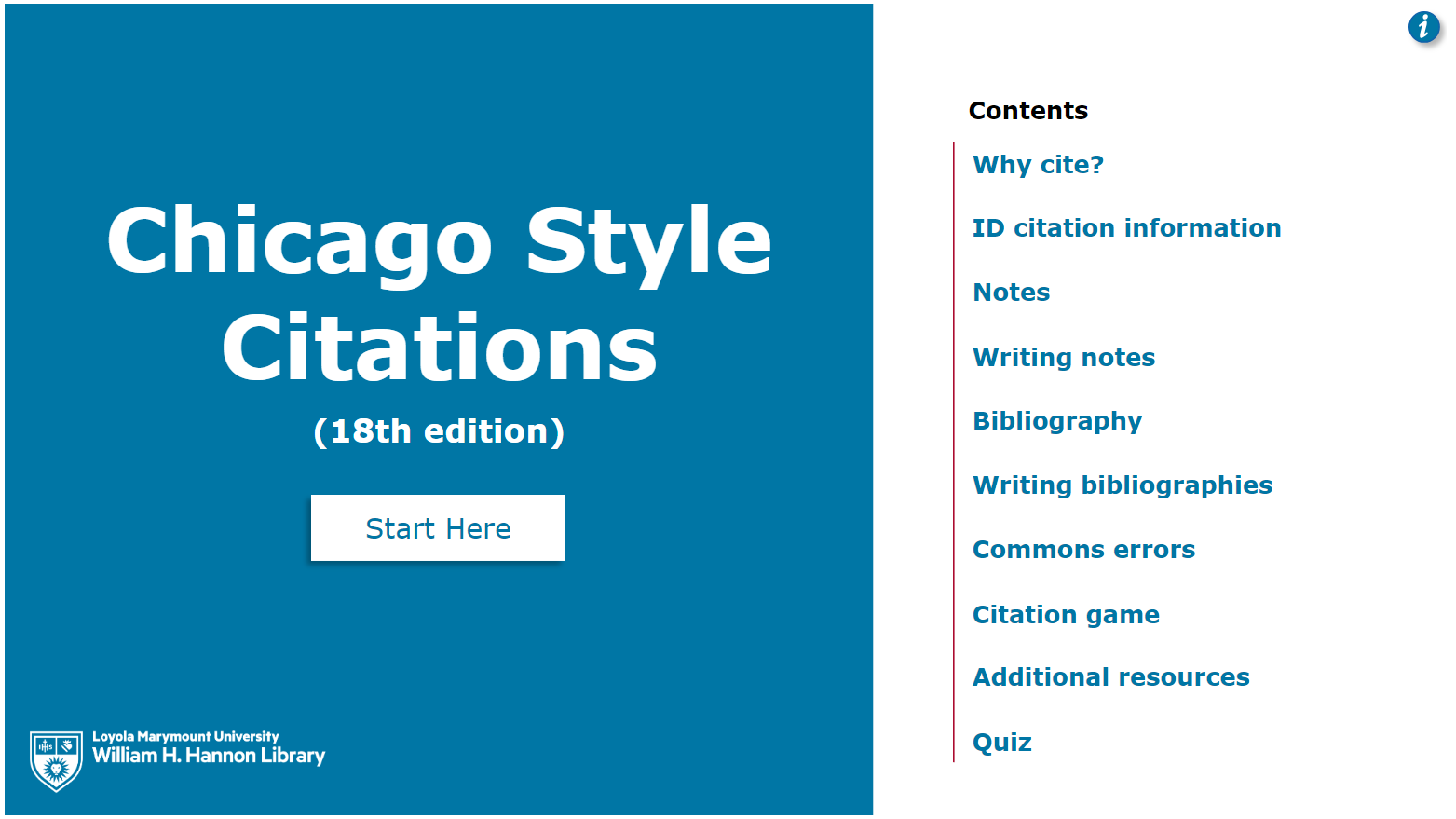 Chicago Style Simplified: A Library Tutorial - LMU Library News